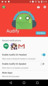 画面の確認不要、通知を読み上げてくれる Android アプリ Audify Notification Reader | Lonely Mobiler