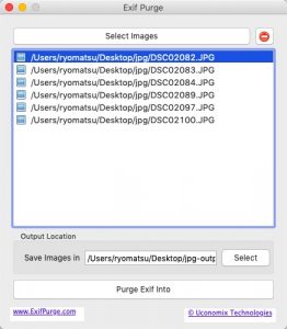一括で EXIF を削除する macOS アプリ EXIFPurge | Lonely Mobiler