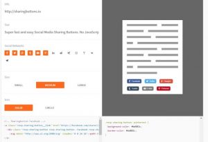 JavaScript 不要の軽量シェアボタンを作れる Sharingbuttons.io | Lonely Mobiler