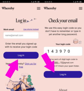 Whereby をスマホから利用してビデオ通話を行う方法 | Lonely Mobiler
