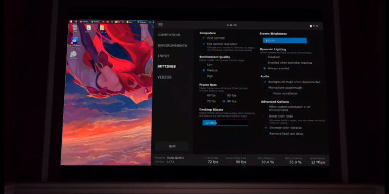 Virtual Desktop で Oculus Quest 2 に PC の画面を表示・大画面で操作する方法 | Lonely Mobiler