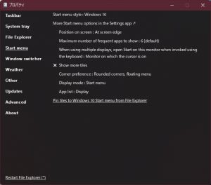 ExplorerPatch で Windows 11 のスタートメニューを 10 時代のものにする | Lonely Mobiler